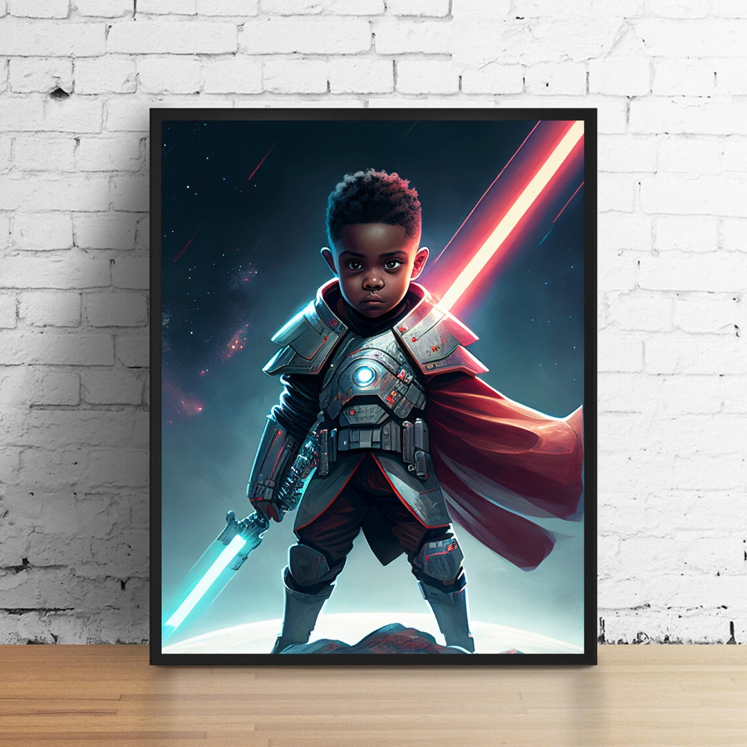 Digital Download | Galactic Emperor | Astro Boy | Black Boy Art ...
