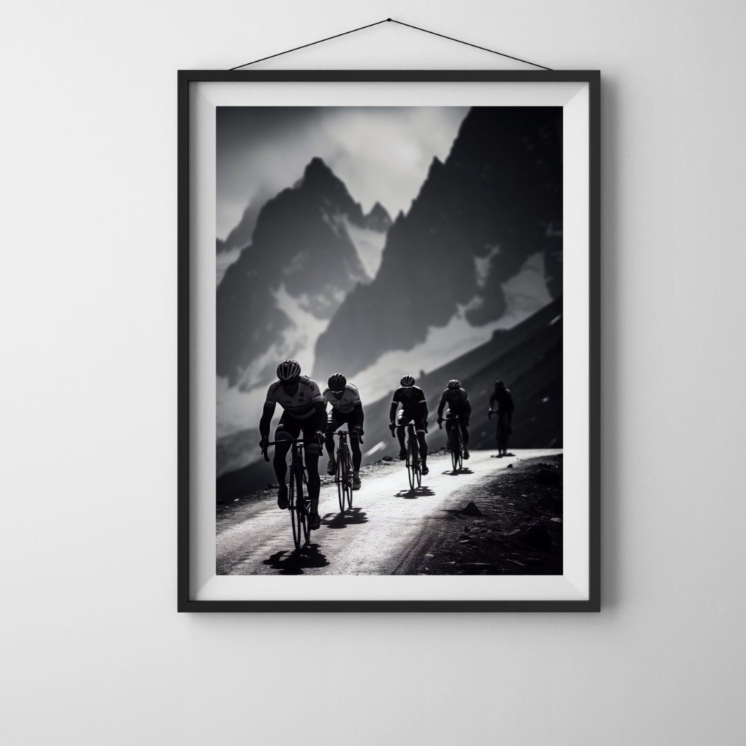 Bicycle Wall Art Bicycle Posters | Cycling Poster | Cycling Art | Gifts ...