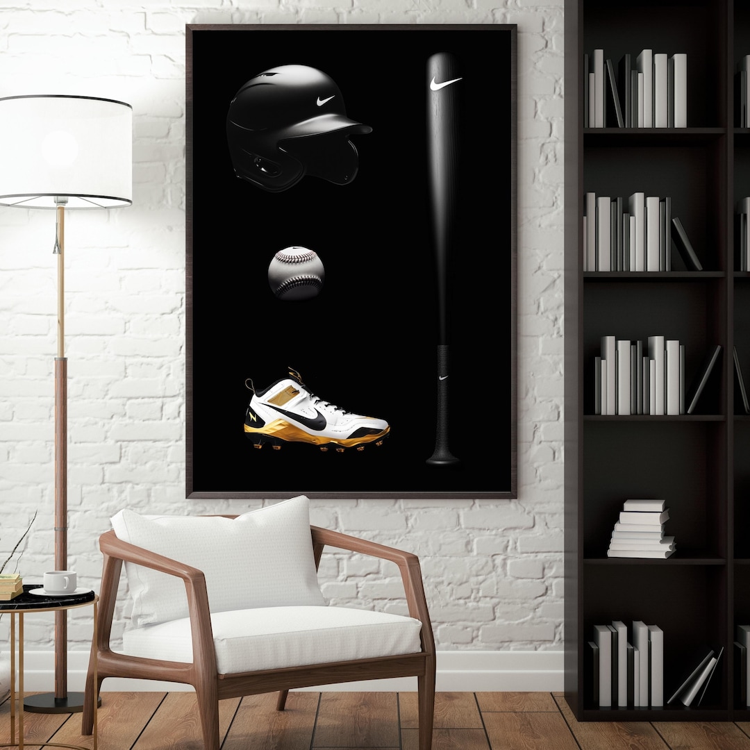 Baseball Essentials Prints, Black and White Baseball Printable Art ...