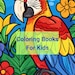 Parrot Coloring Book for Kids, Part 1 - Etsy