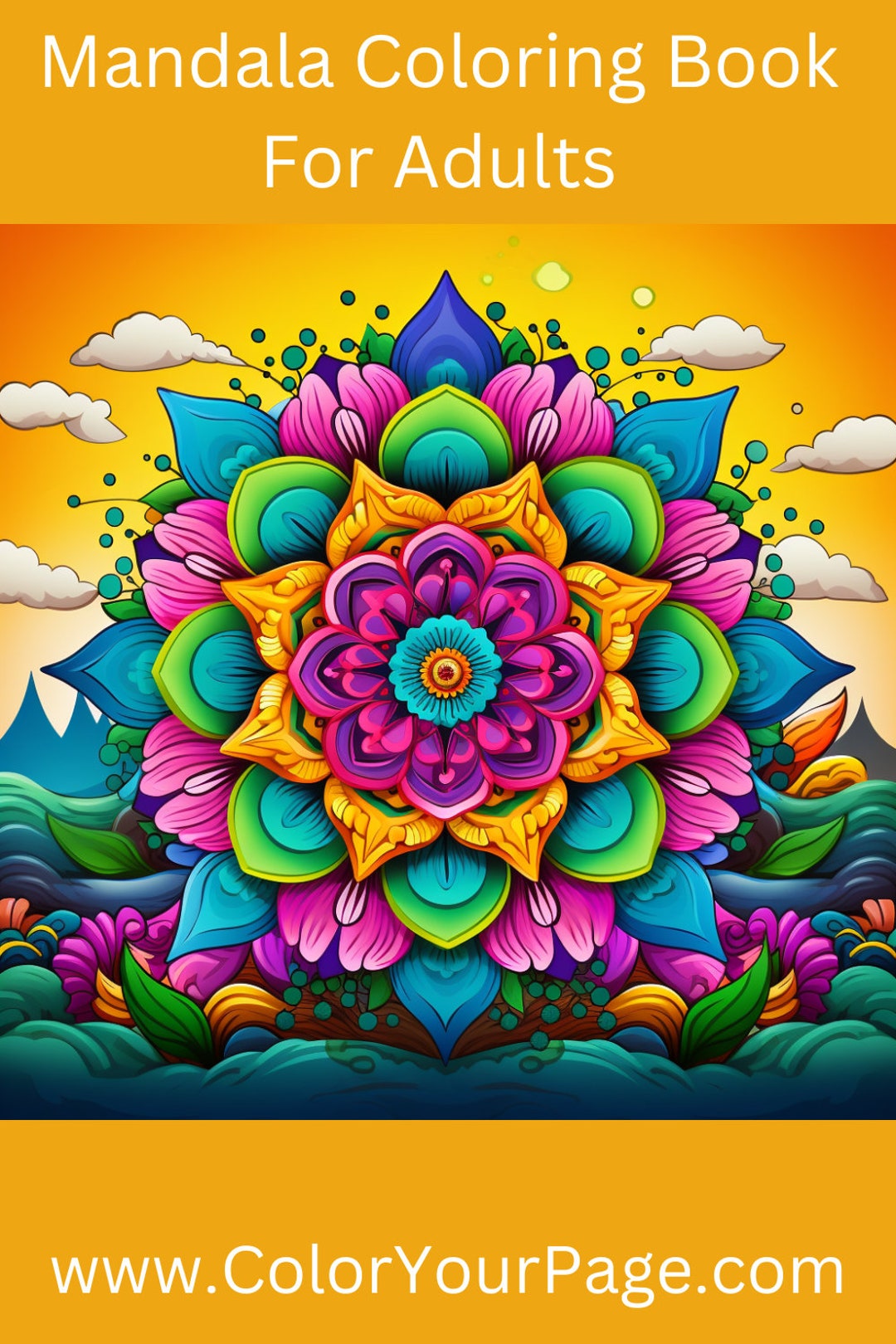 Mandala Coloring Book for Adults, Part 2 - Etsy