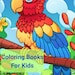 Parrot Coloring Book for Kids, Part 1 - Etsy