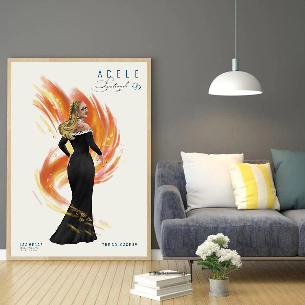 Adele September 2023 Tour Poster Designed & Sold By Maisey Impulsive