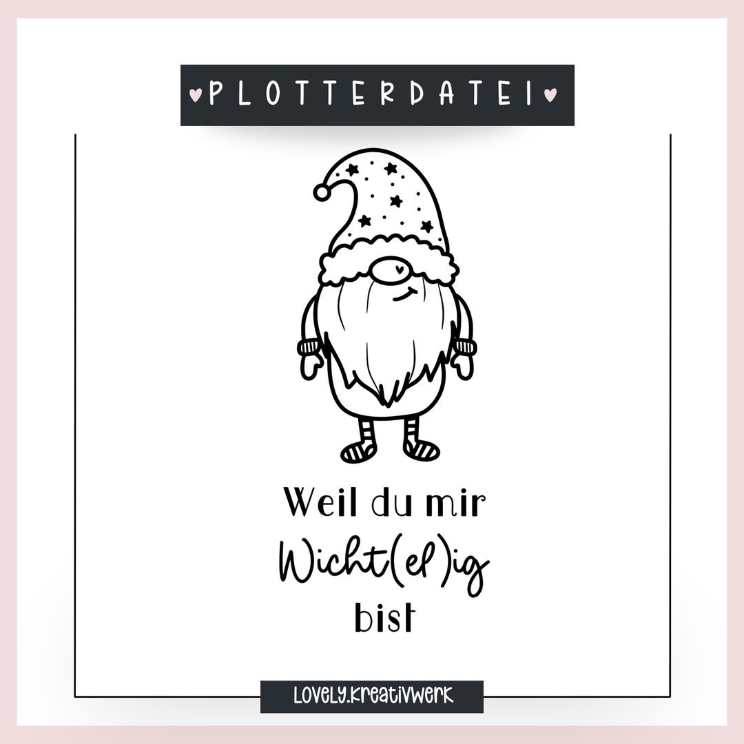 Iell Plotter File Elf Because You Are Important to Me Winter Christmas ...