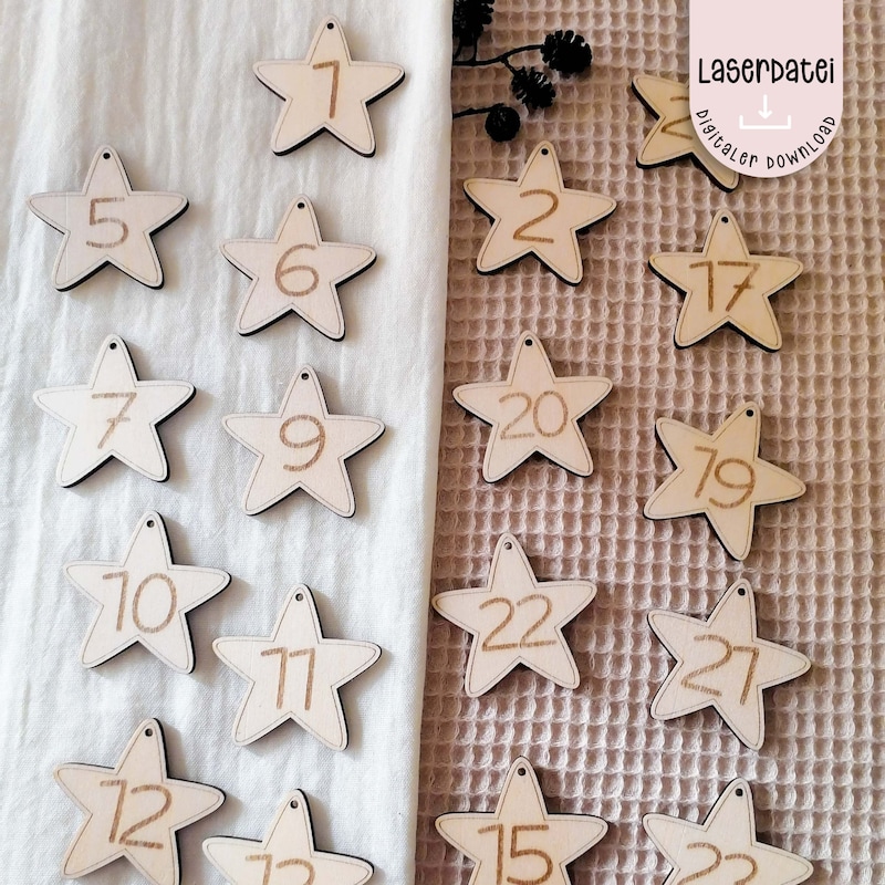 Advent Numbers - Etsy