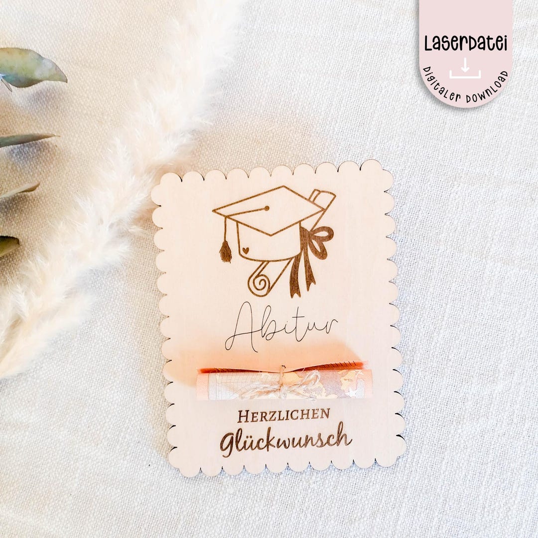 Iell Laser File High School Graduation Money Gift Small Wish Fulfiller ...