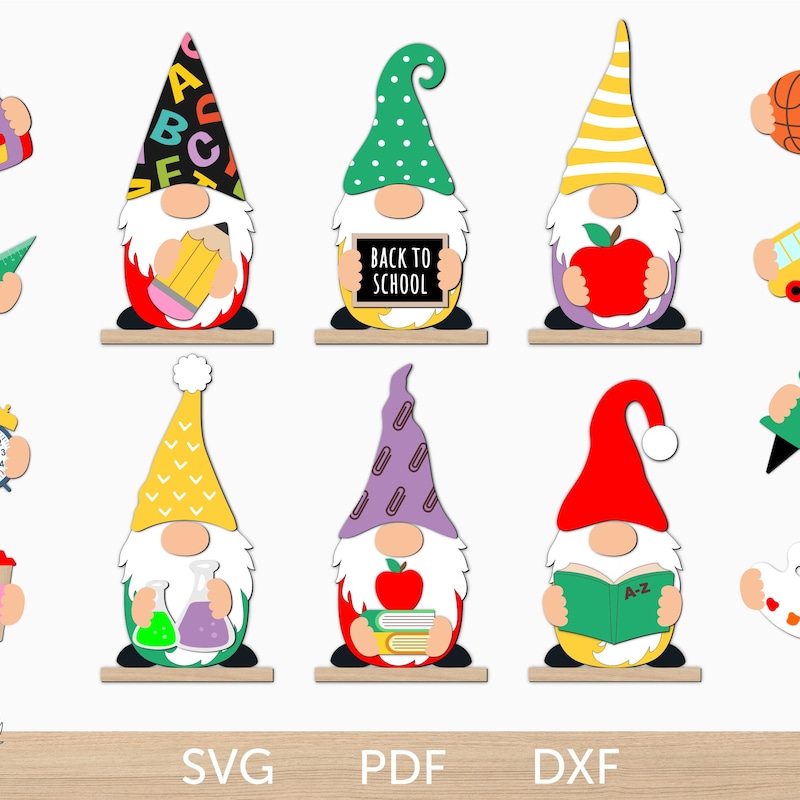 School Gnome - Etsy