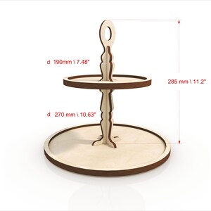 Tiered Tray SVG Bundle, Tiered Trays SVG Cut File, Laser Cut Tiered ...