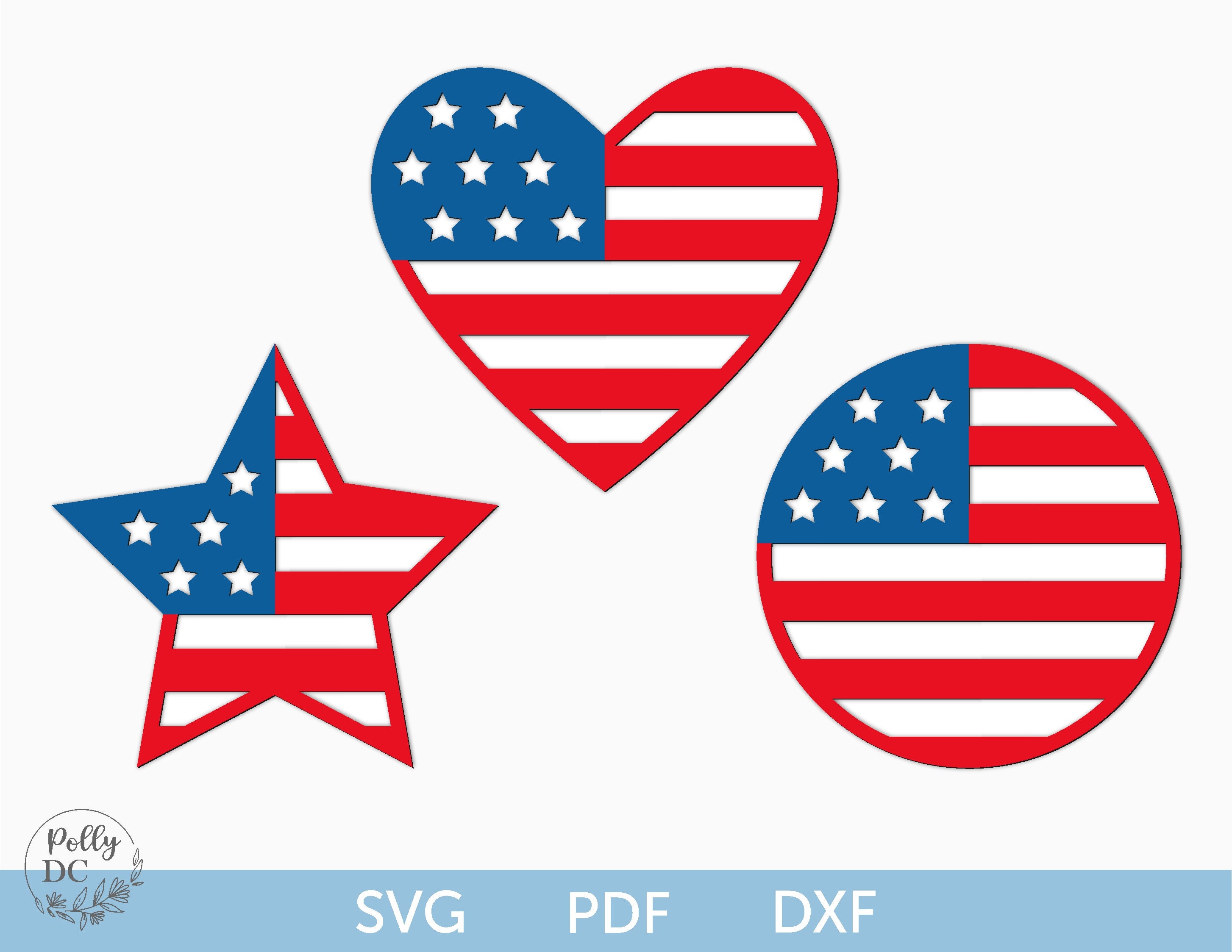 America Patriotic Signs SVG Cut File 4th of July Decor Sign - Etsy