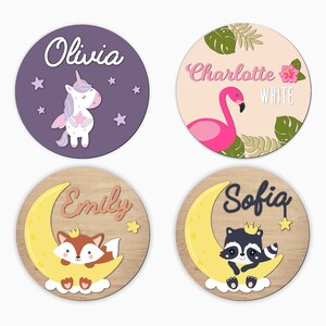 Girl Nursery Sign Svg Bundle, Baby Name Sign Svg, Girl Nursery Name ...