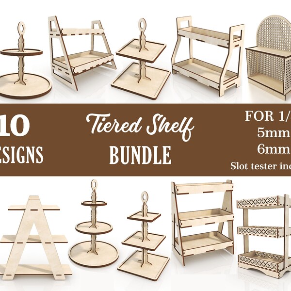 Laser Tiered Stand - Etsy