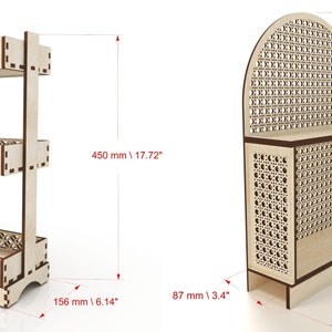 Tiered Tray SVG Bundle, Tiered Trays SVG Cut File, Laser Cut Tiered ...