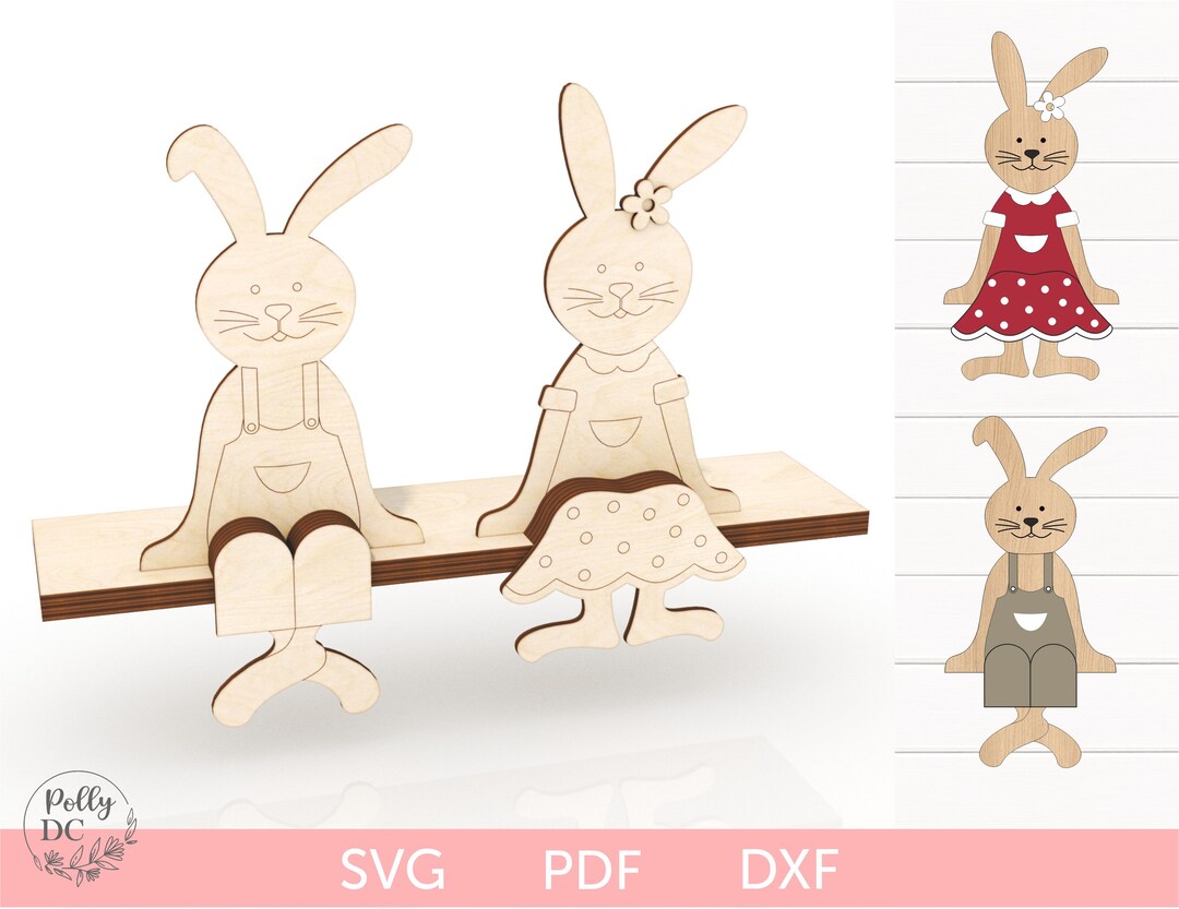 Easter Bunny Mantel Decor Svg, Easter Home Decor Svg, Easter Bunny Svg ...