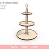 Tiered Tray SVG Bundle, Tiered Trays SVG Cut File, Laser Cut Tiered ...