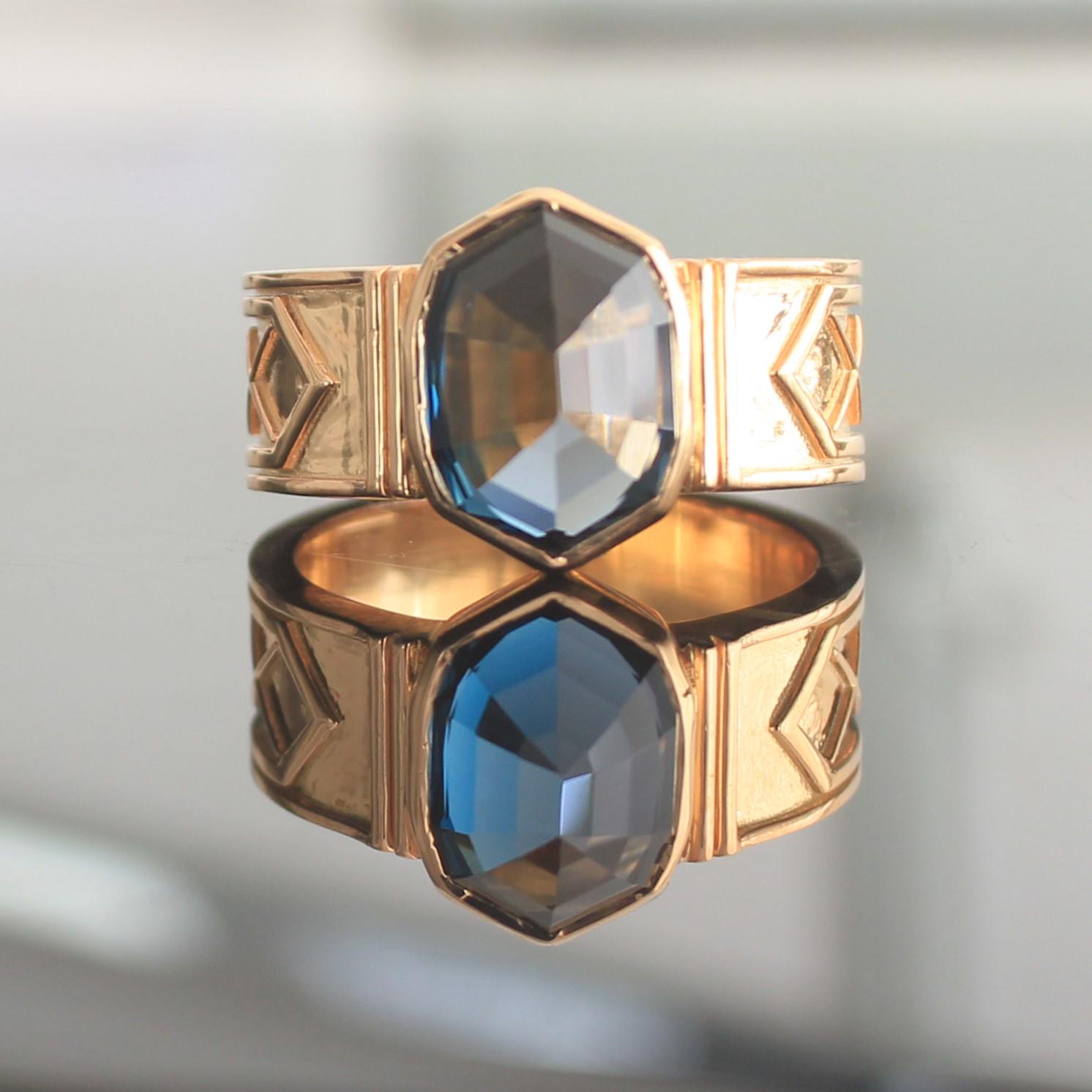 Ring of Thror, Inspired by the Lord of the Rings, Set in Gold With ...