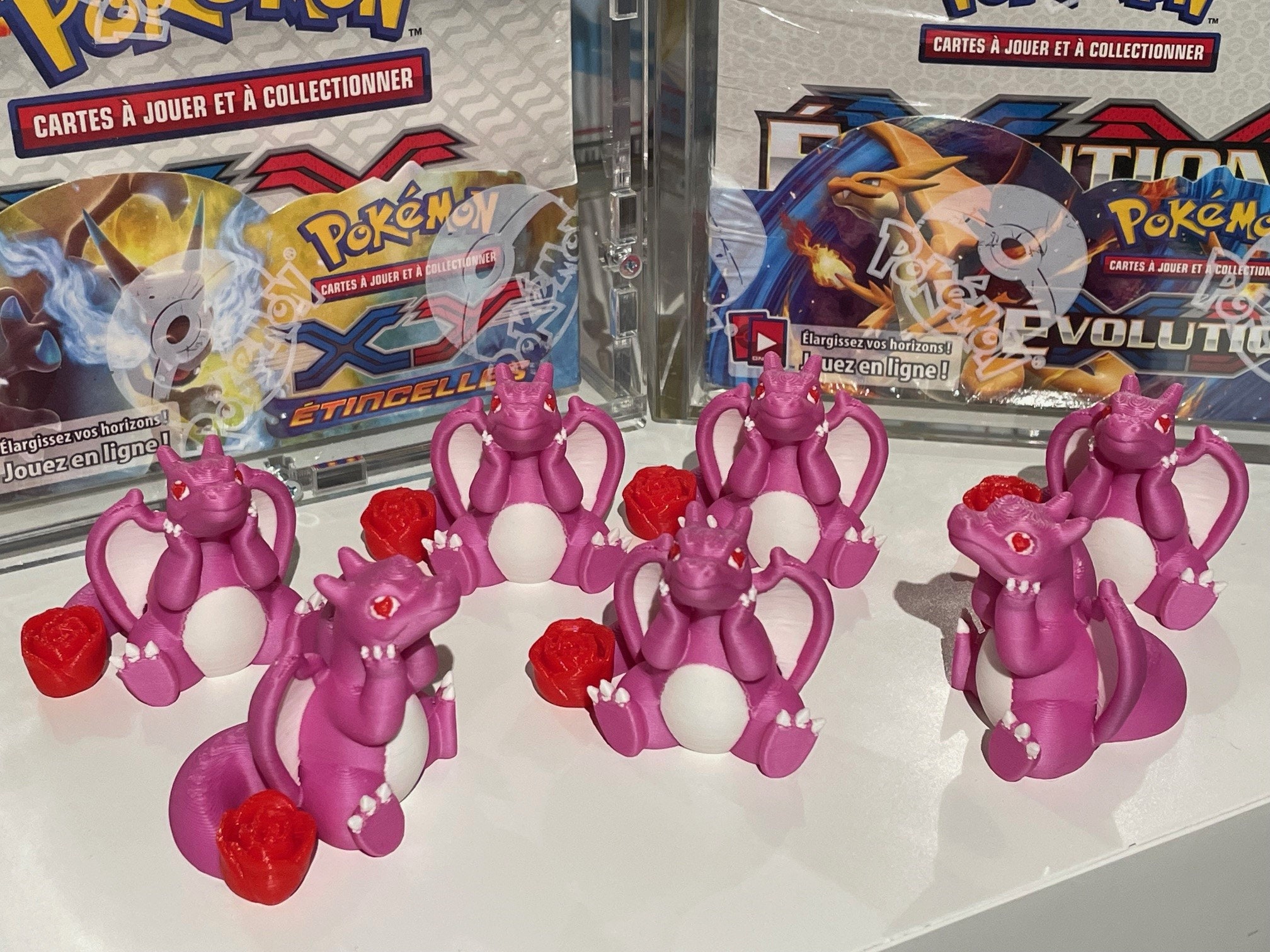 Charizard Valentines Day Pokemon 40mm 3d Display Etb Gift Card Figurine ...