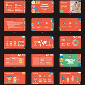 Fun & Creative Style Powerpoint Template - Etsy