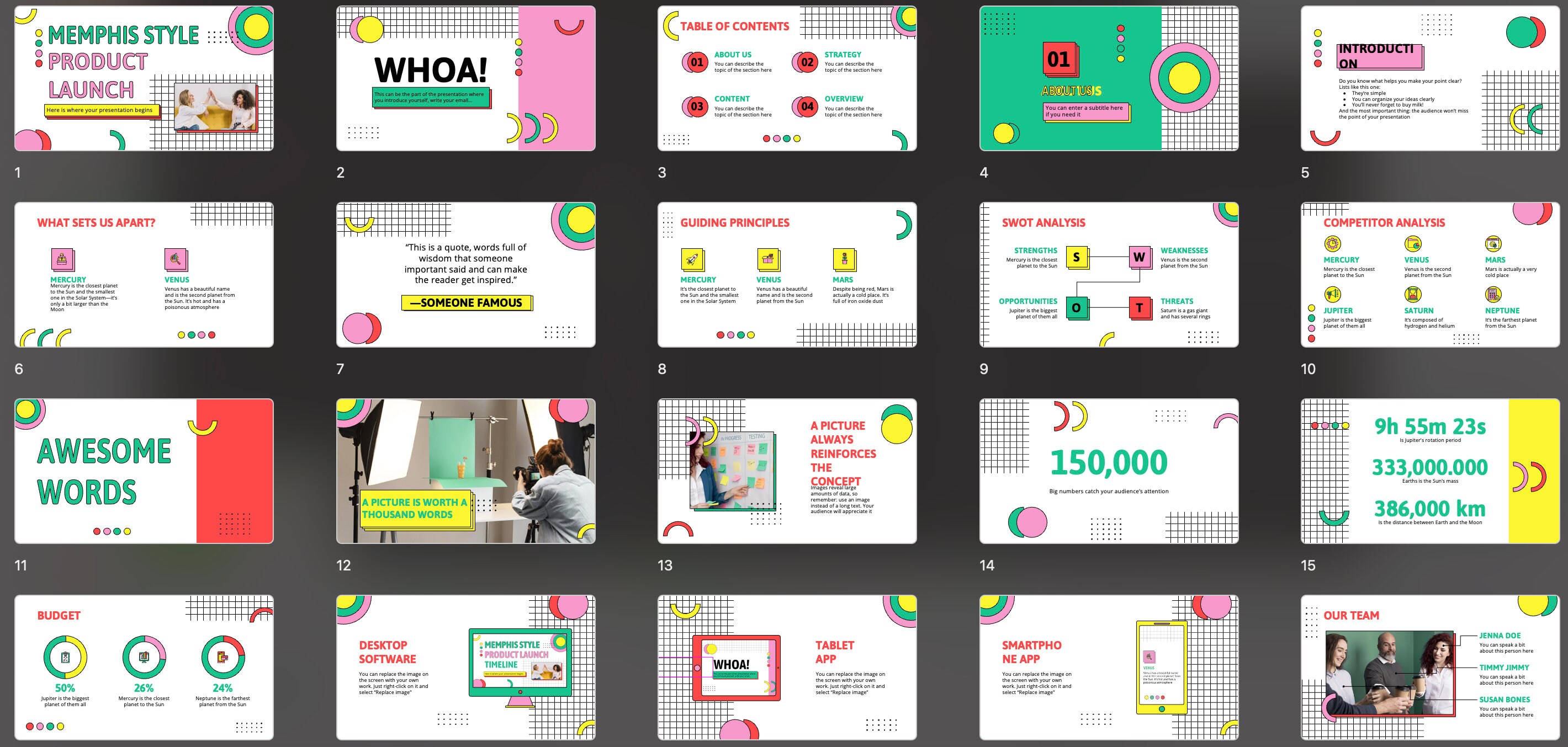 Fun & Creative Style Powerpoint Template - Etsy