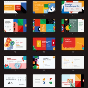 Fun & Creative Style Powerpoint Template - Etsy