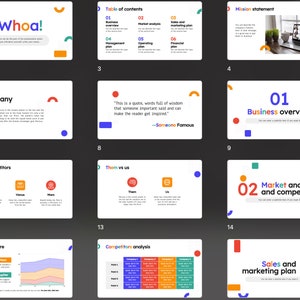 Fun & Creative Style Powerpoint Template - Etsy