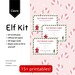 Elf Kit, Printable Certificate, Elf Magic Cards, Elf Notes, Official ...
