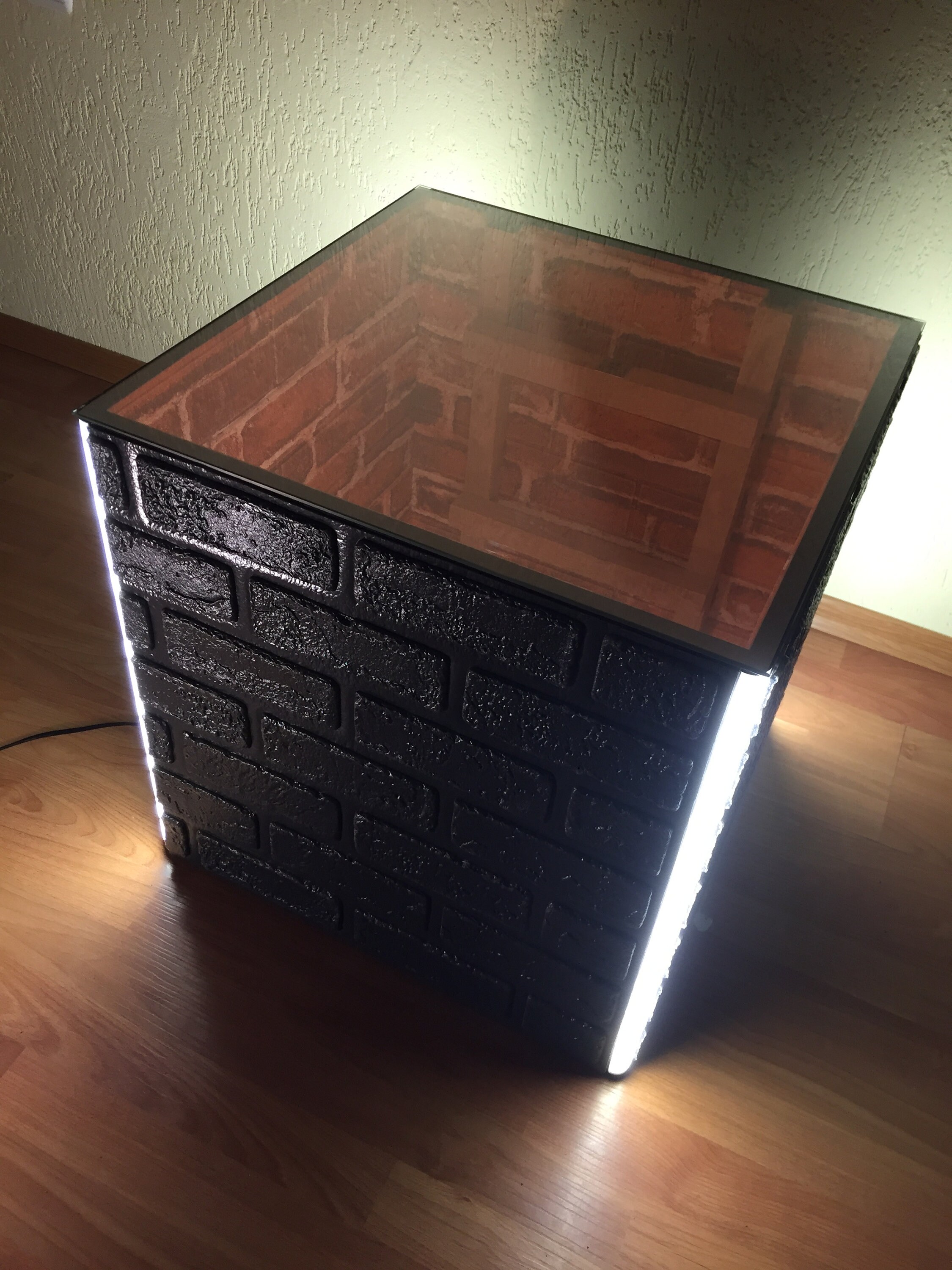 Infinity Mirror, Coffee Table, Infinity Illusion Table, 3D Coffee Table ...