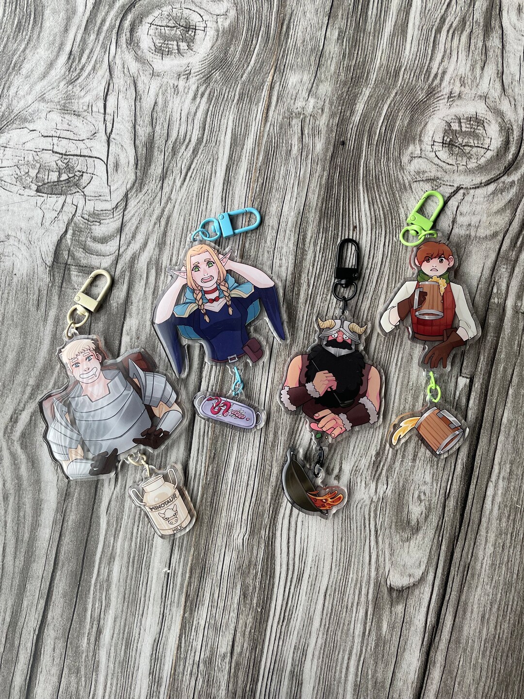 Dungeon Meshi Delicious in Dungeon Dangle Keychains - Chilchuck, Laois ...
