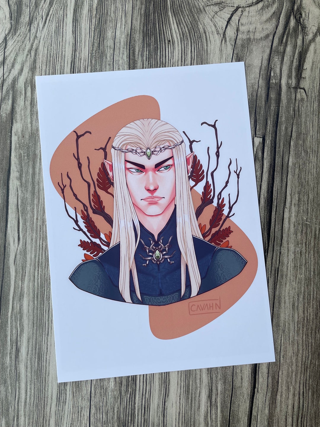 King Thranduil A5 Art Print - Etsy