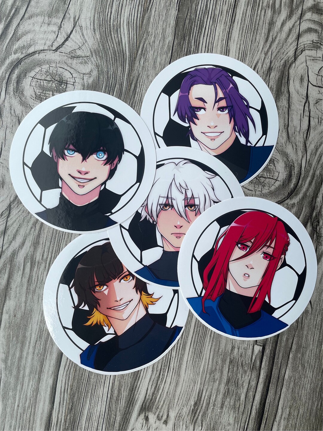 Bluelock Stickers 10x10cm Isagi Bachira Chigiri Nagi Reo - Etsy