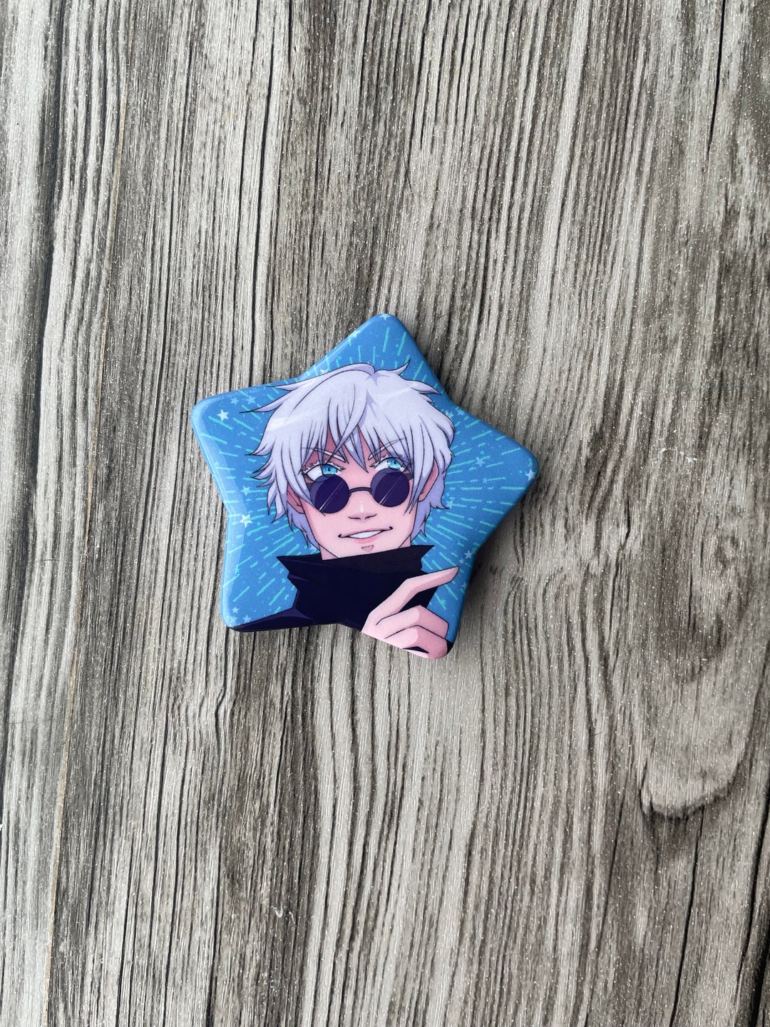 JJK Satoru Gojo Badge - Etsy