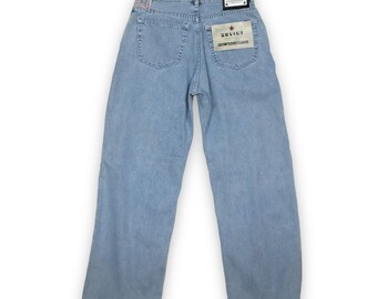 Vintage Jeans Pants Light Blue Highwaist Wide Leg Deadstock Vintage Jeans Pants Light Blue Highwaist Wide Leg Deadstock