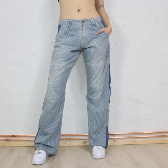 Vintage 90s 00s Y2k ENERGY baggy pants wide leg denim… - Gem