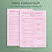 Daily, Weekly, Monthly Pink Planner Planner Set Printable & Instant ...