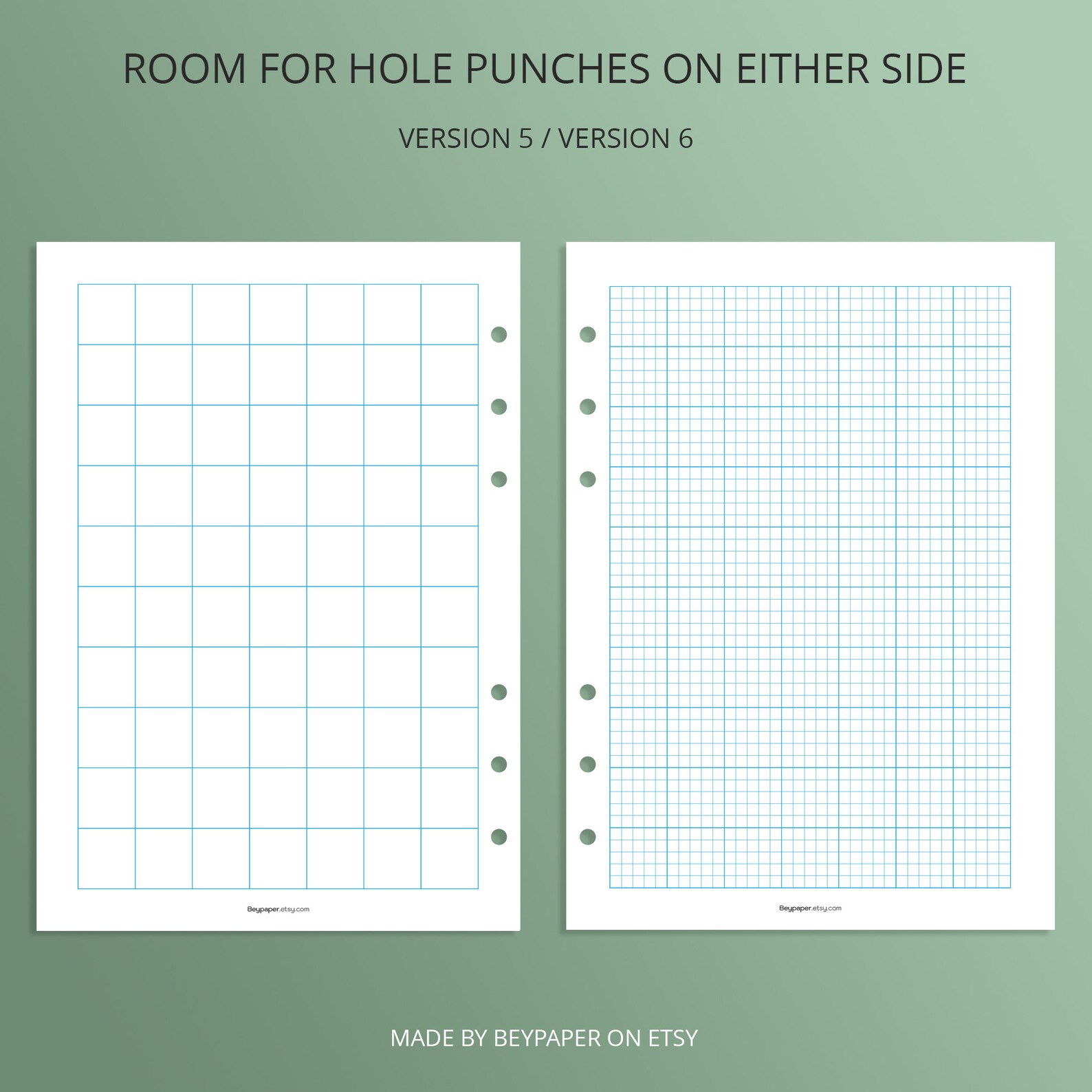 Printable Notebook Paper Pages Lined & Graph Paper Bundle 6 - Etsy