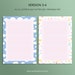 Printable Note Paper 6 Different Designs of Lined Papers, Lined Sheets ...