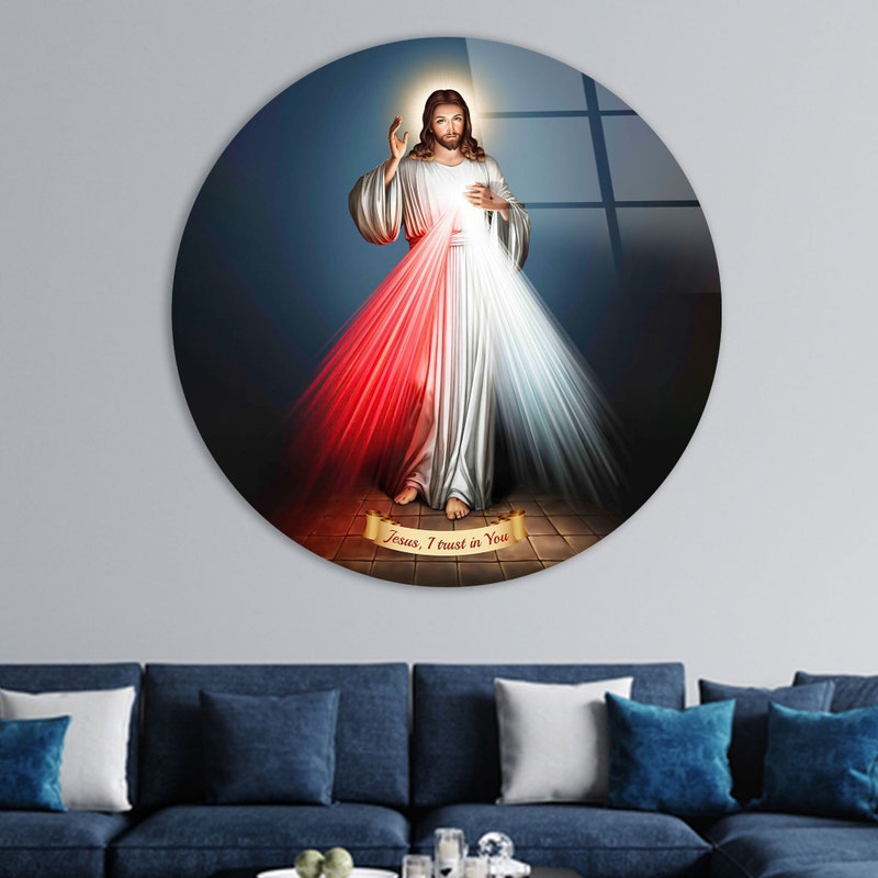 Jesus Tempered Glass Art - Etsy