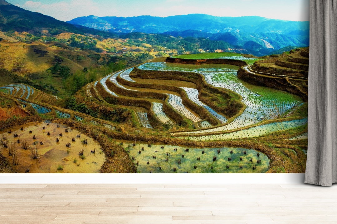 Banaue Rice Terraces Wall Art: Philippines Landscape Print - Etsy