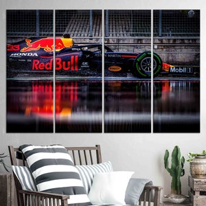 Formula 1 Glass Art, Car Racing Lover Gift Glass Wall, Garage Wall ...