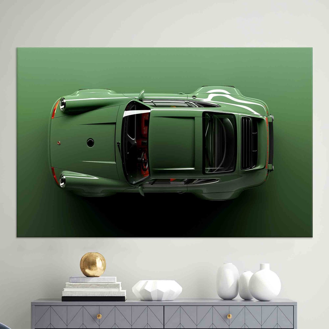 3d Effect Car Glass Printing, Garage Canvas Art, 3d Effect Car Poster ...