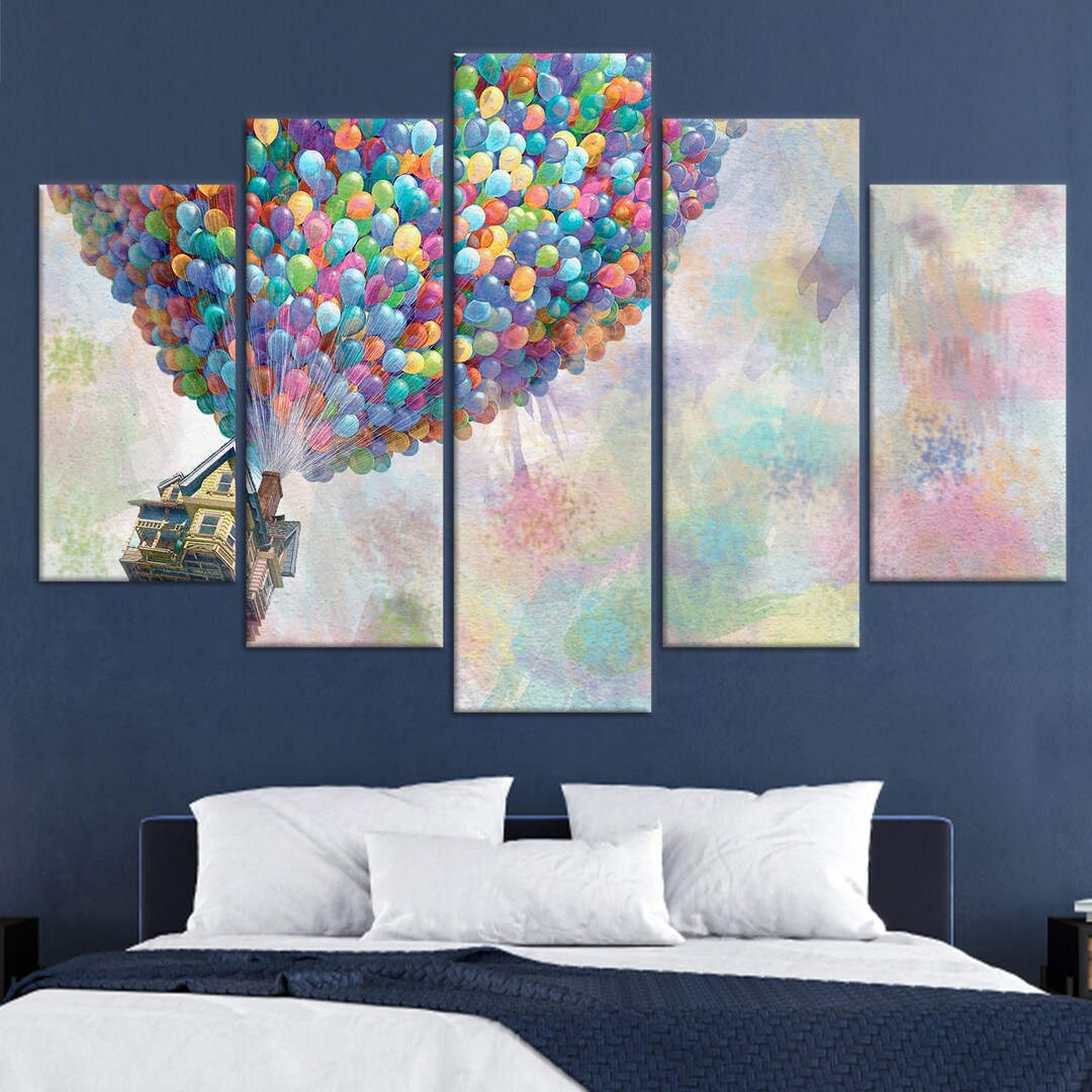 Stained Glass up Movie Large Wall Art Carl Fredricksen - Etsy