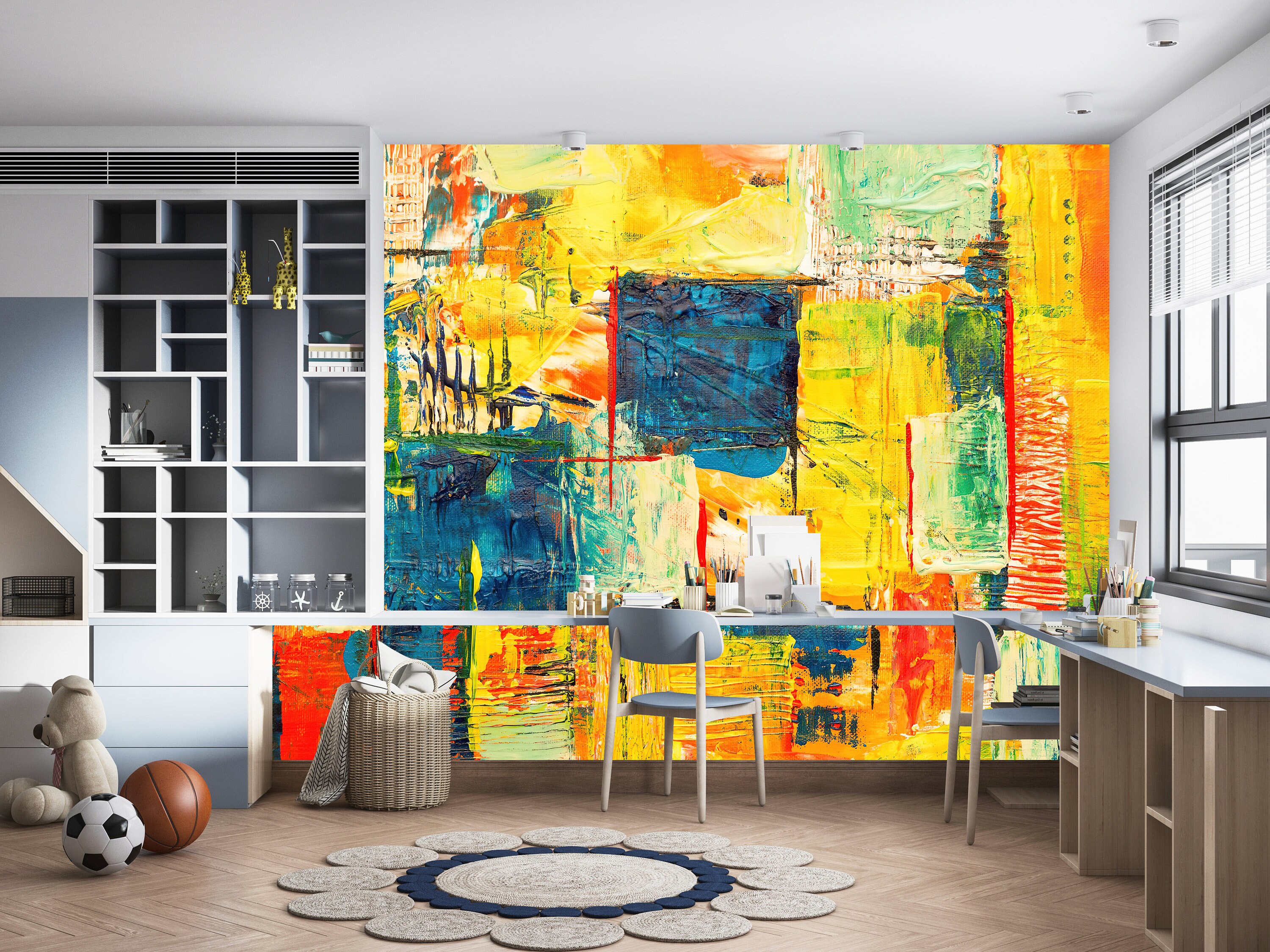 Modern Paper Crafts Wallpaper by the Yard Paper Cutting Art - Etsy