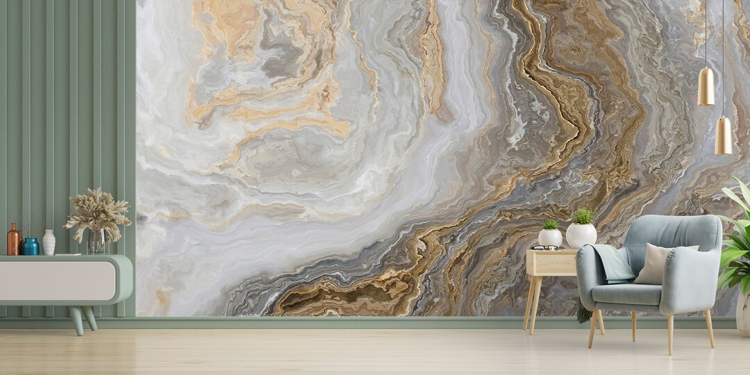 3D Wall Paper, Wallpaper Patent, Custom Wallpaper, Gift, Beige and ...