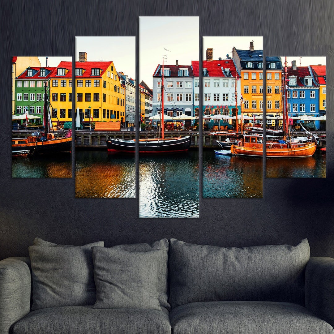 Christmas Decor, Gift for Her, Landscape Canvas Decor, 3D Wall Art ...