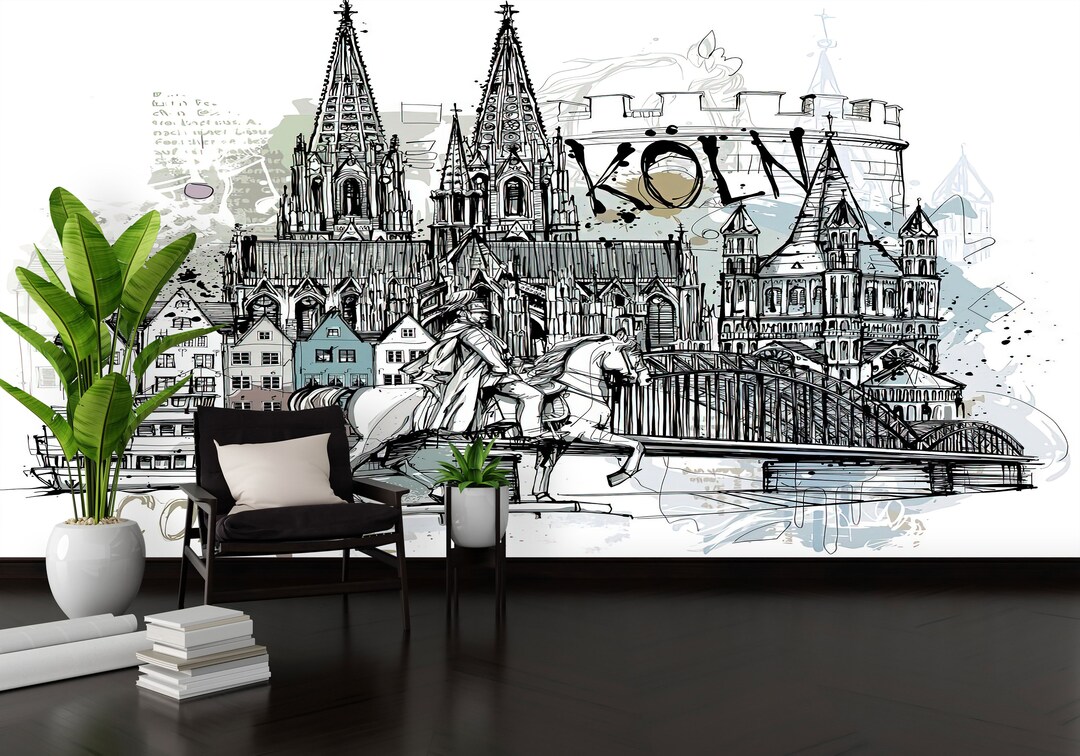 Stylish 3D Wallpaper, Wall Mural Wallpaper, 3D Paper Craft, Gift for ...