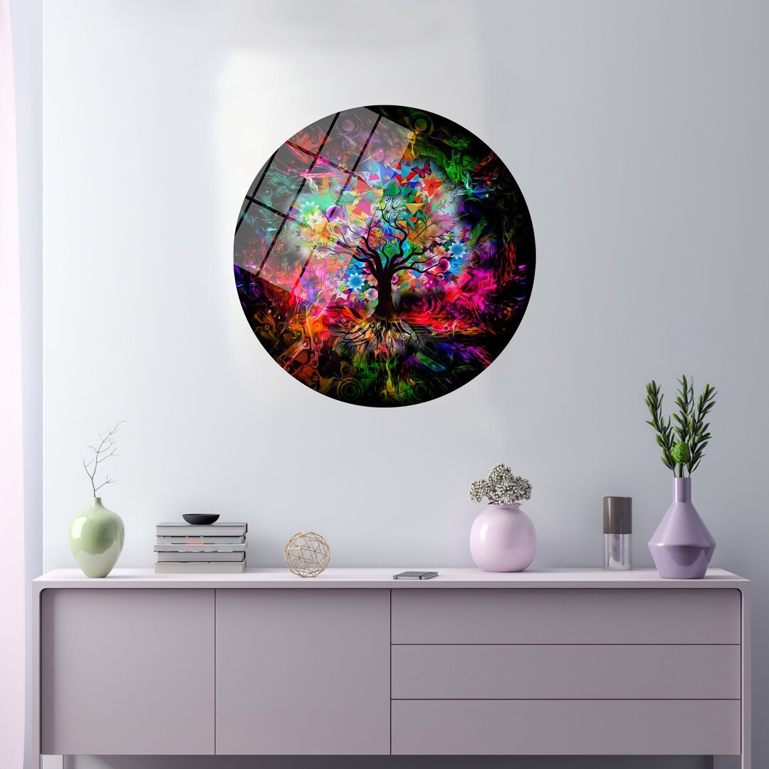 Trendy Wall Art, Holiday Decor, Tree Artwork, Tree of Life ...