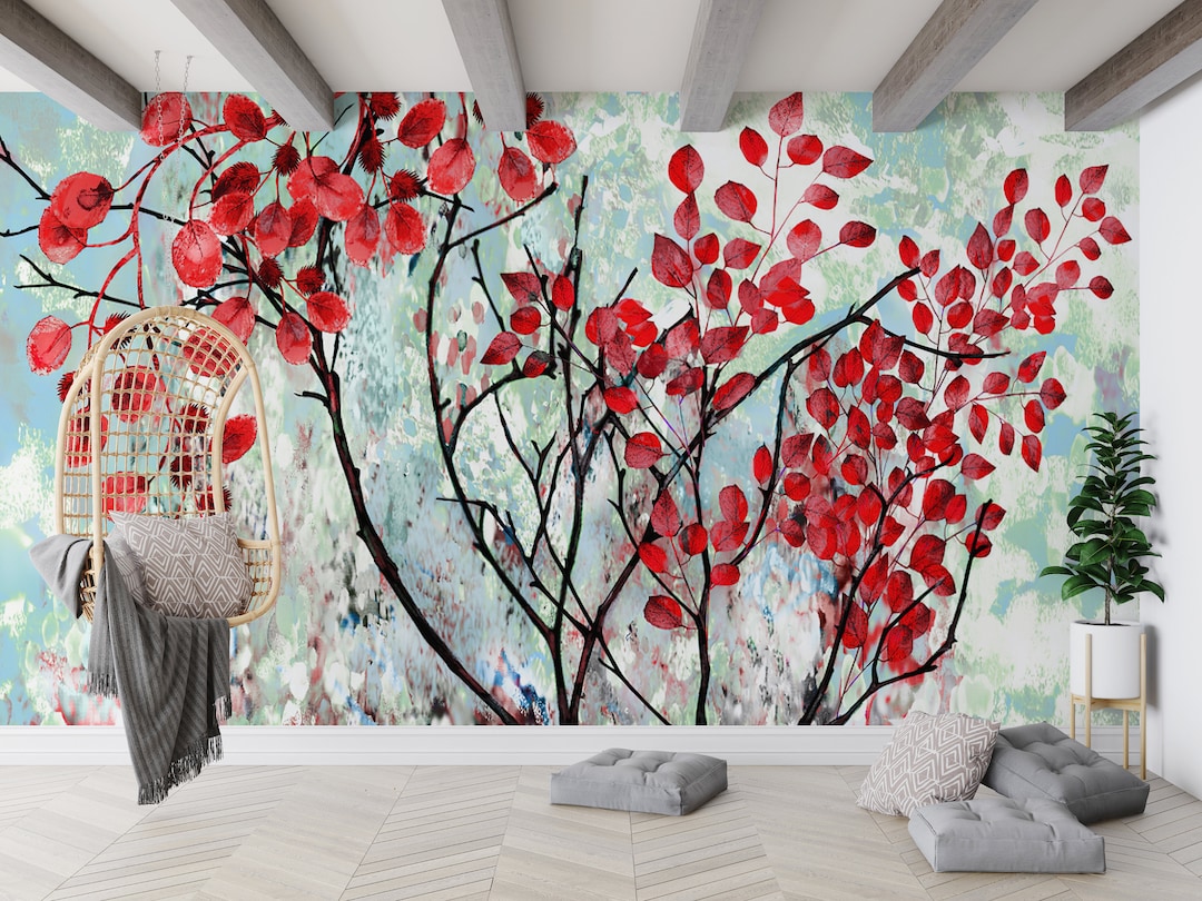 Paper Anniversary, 3D Wall Art, Paper Crafts, Wallpaper Gift, Red ...