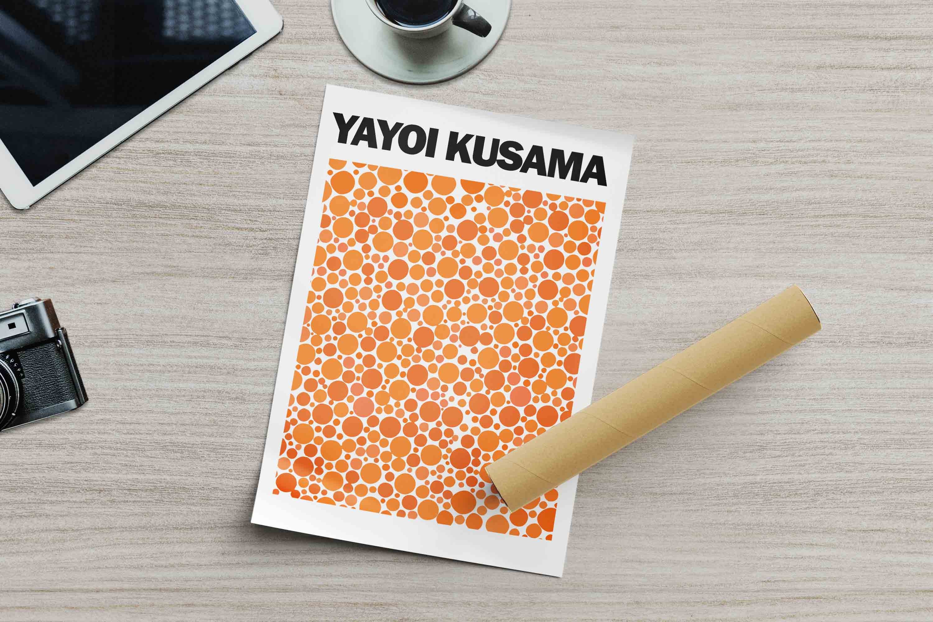 Reproduction Printing Yayoi Kusama Canvas Minimal Art - Etsy UK