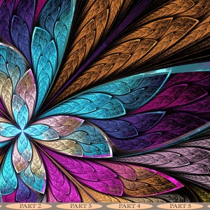 Vinyl Wallpaper, Paper Cutting Art, Removable Wallpaper, Handmade Gift ...