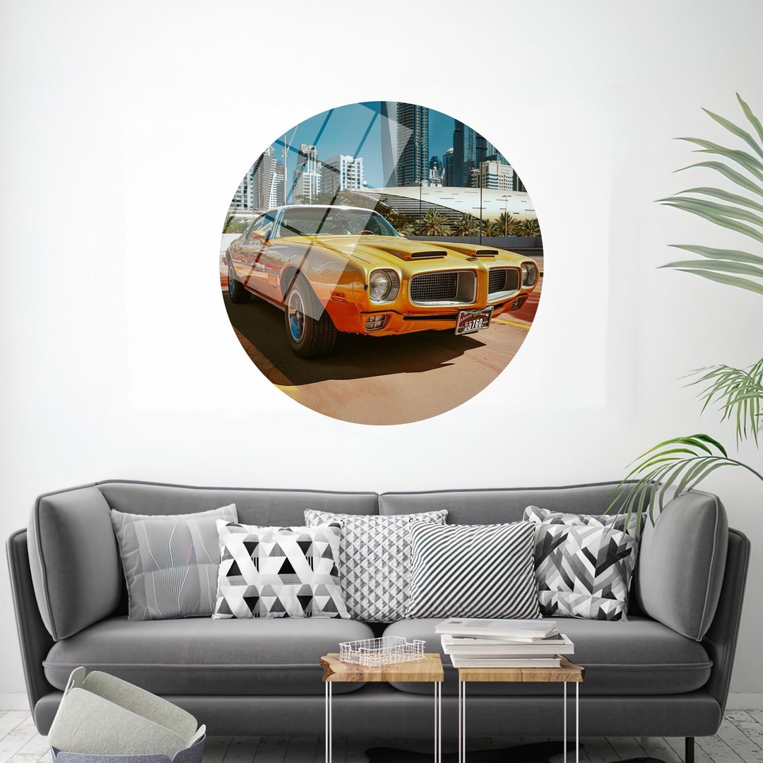 Pontiac Car Art: Framed 3D Canvas, Garage Wall Decor - Etsy