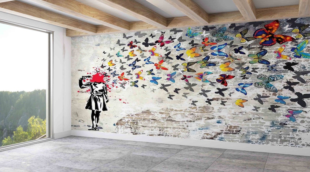 Wall Decorations, Art Deco Wallpaper, Wallpaper Patent, Gift for Her ...